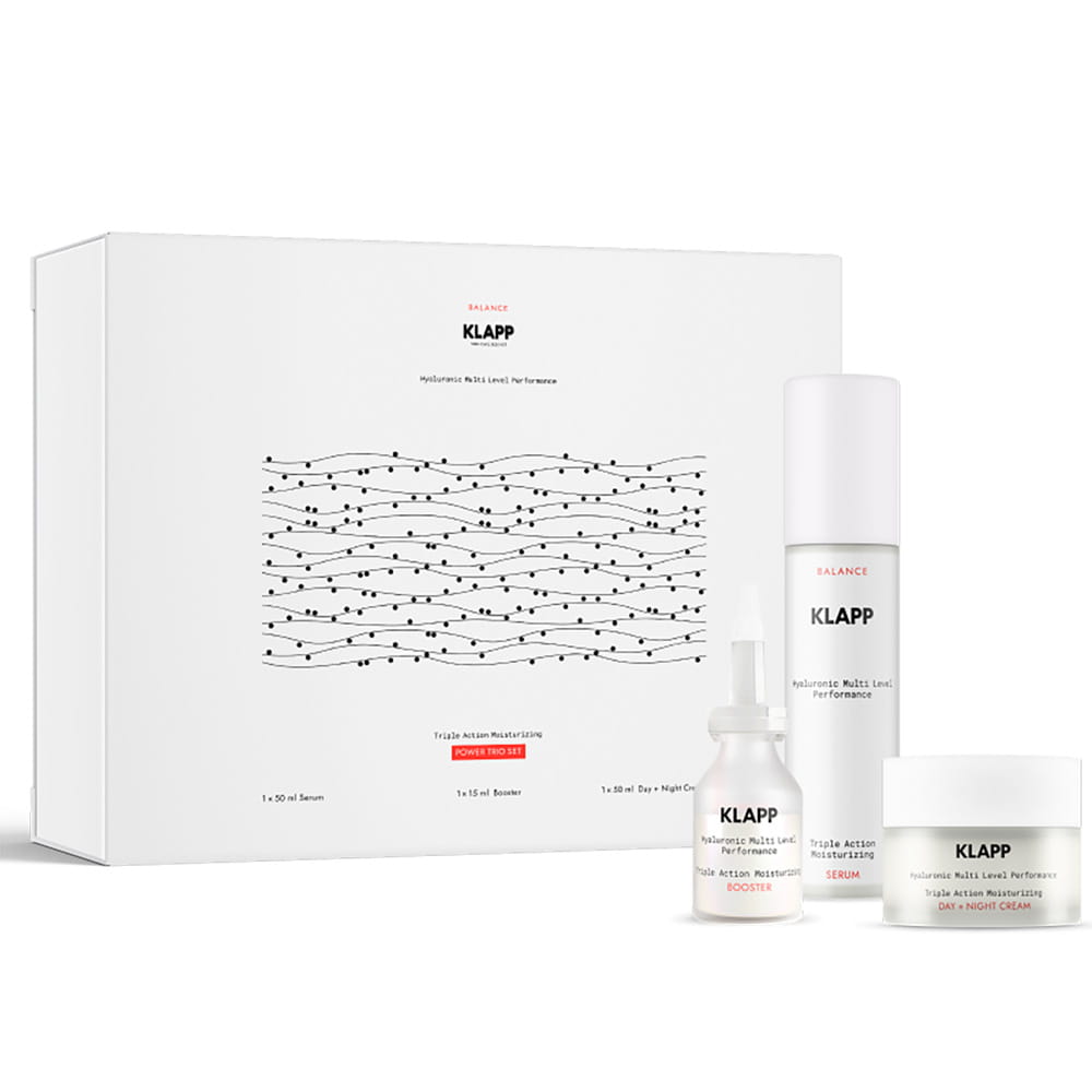 Triple Action Moisturizing Power Trio Set von Klapp Cosmetics