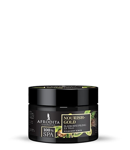 100% SPA NOURISH GOLD Zucker-Peeling für den Körper von Afrodita ...